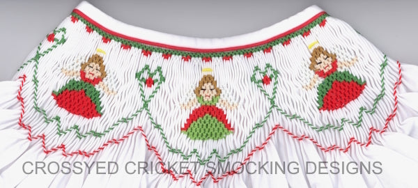 Cross Eyed Cricket The Littlest Angel | Smocking Plate | Children's ...