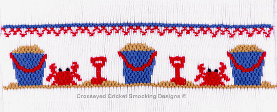 Cross Eyed Cricket Sand Crab | Smocking Plate | Children's Corner Store