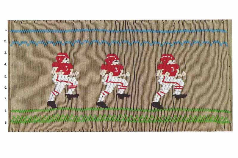 Ellen McCarn Touchdown for Dad | Smocking Plate | Children's Corner Store