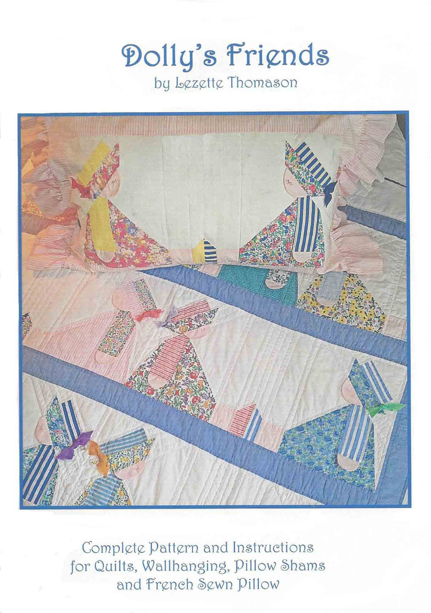 Lezette Thomason's Dolly's Friends Quilt Pattern | Books & Patterns | Children's Corner Store